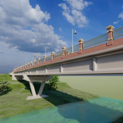 [Sketchup] Jembatan PC I Girder 3 Bentang @40,80 meter - INPETRA ID